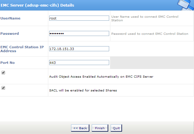 Automatic Configuration of Audit Policy and SACLs for EMC Servers